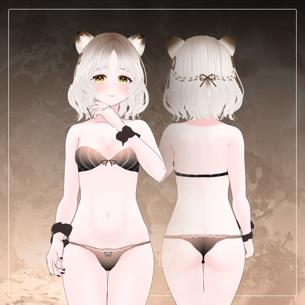 [vrm/vroid/vrc]オリジナル3Dモデル 「奈々子」 - Live3Dモデルスタジオ - BOOTH