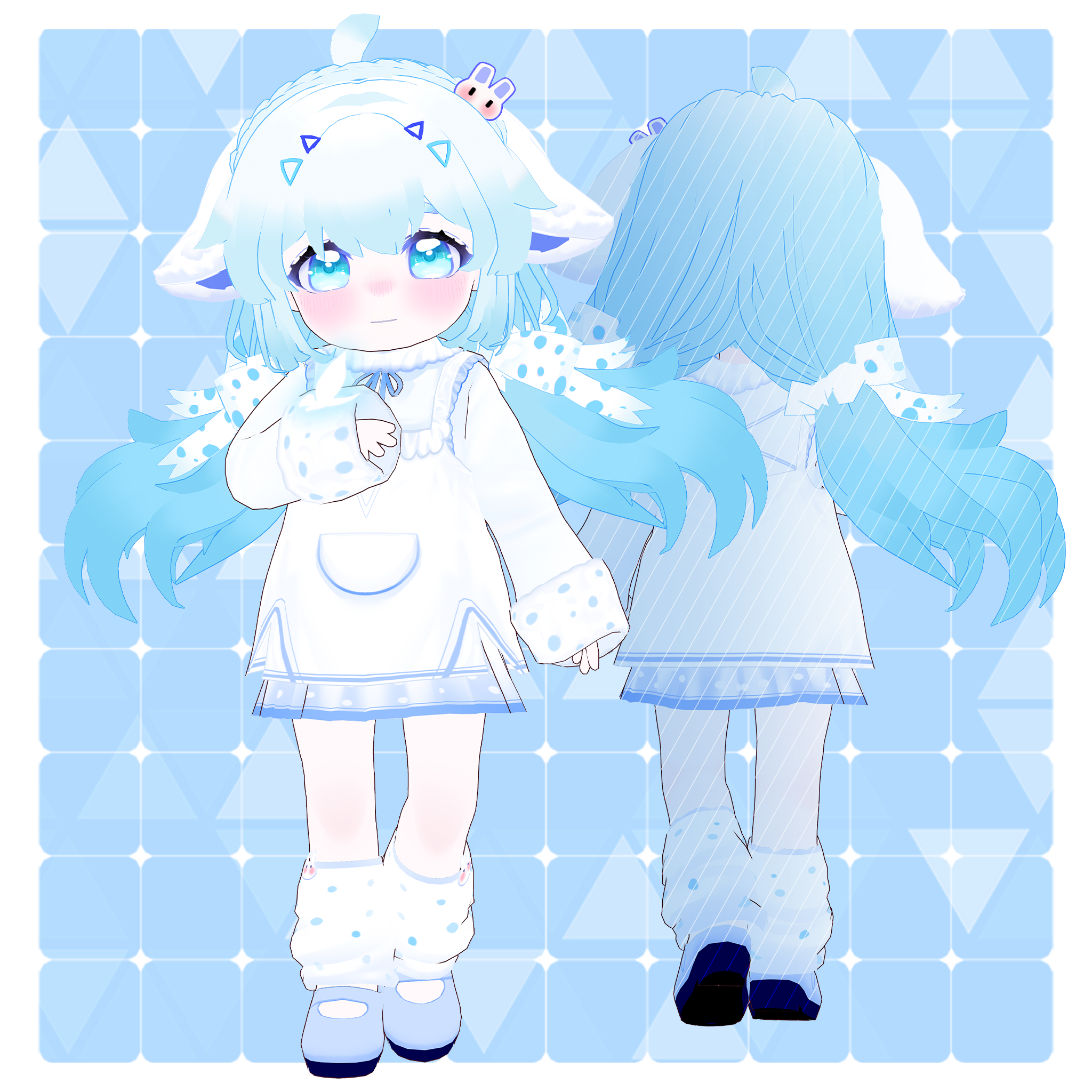 [vrm/vroid/vrc]オリジナル3Dモデル "Isabella" - Live3Dモデルスタジオ - BOOTH