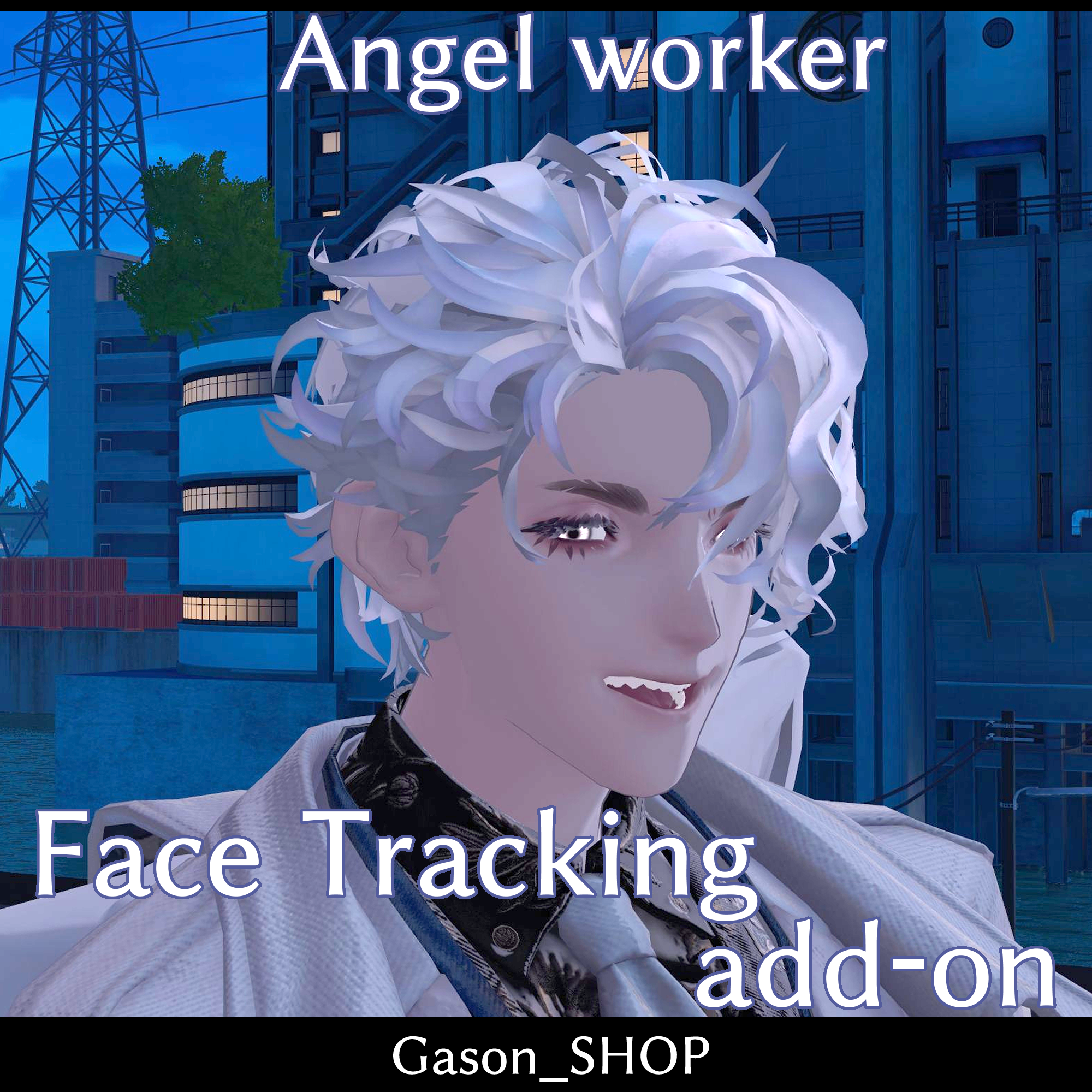 天使リーマン 顔トラアドオン-Angel worker Facial Tracking add-on- - Gason_SHOP - BOOTH