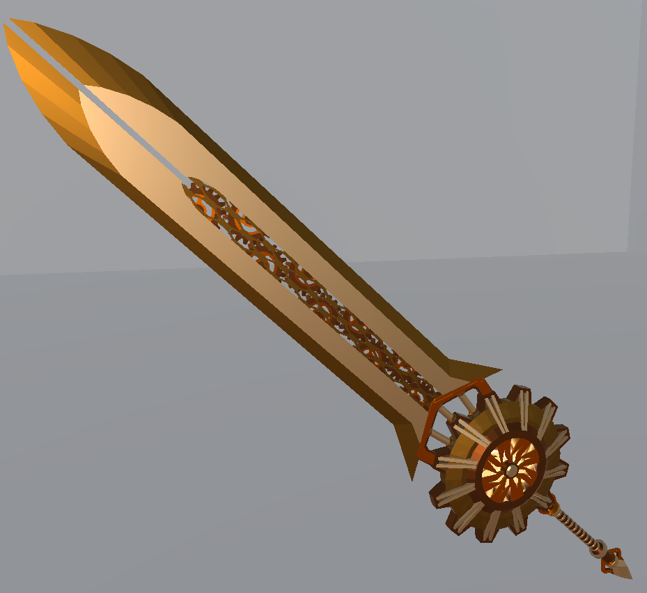 Steampunk Dagger (スチームパンク短刀) - marchhare's general store - BOOTH