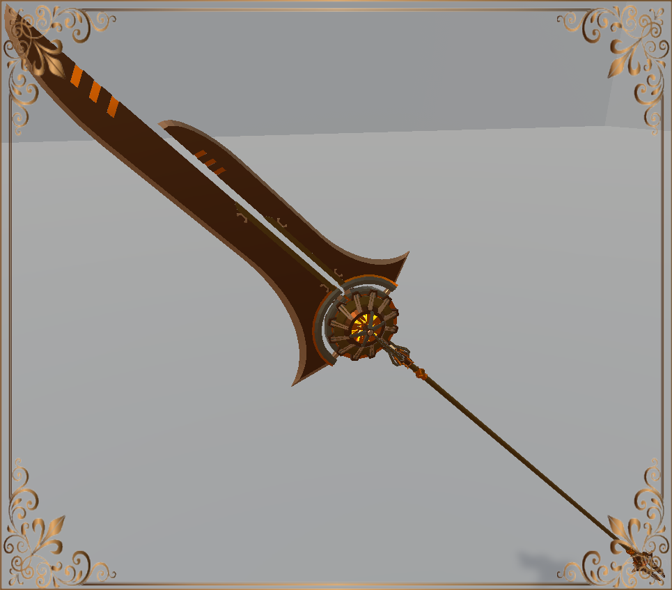 Steampunk Swordspear (スチームパンク剣槍) - marchhare's general store - BOOTH