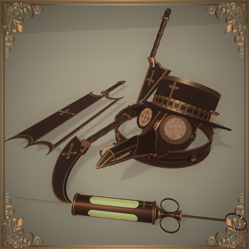 Steampunk plague doctor set (スチームパンクペストドクターセット) - marchhare's general ...