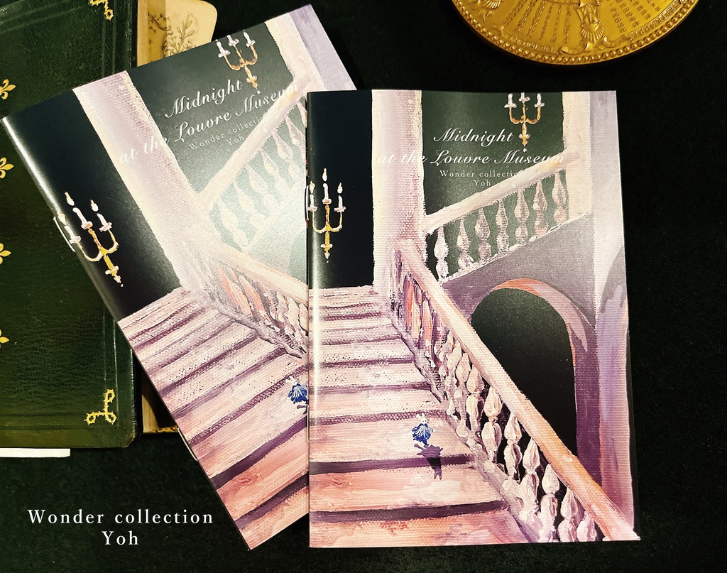 Midnight at the Louvre Museum-小さな物語-A6サイズ - wonder collection - BOOTH