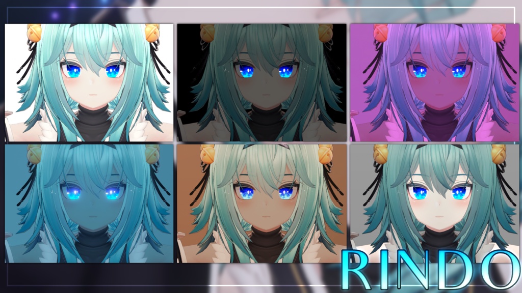 [VRChat] Crystal Eyes for 竜胆 (Rindo) カリン用 (Karin) - Hitsuu's Den - BOOTH