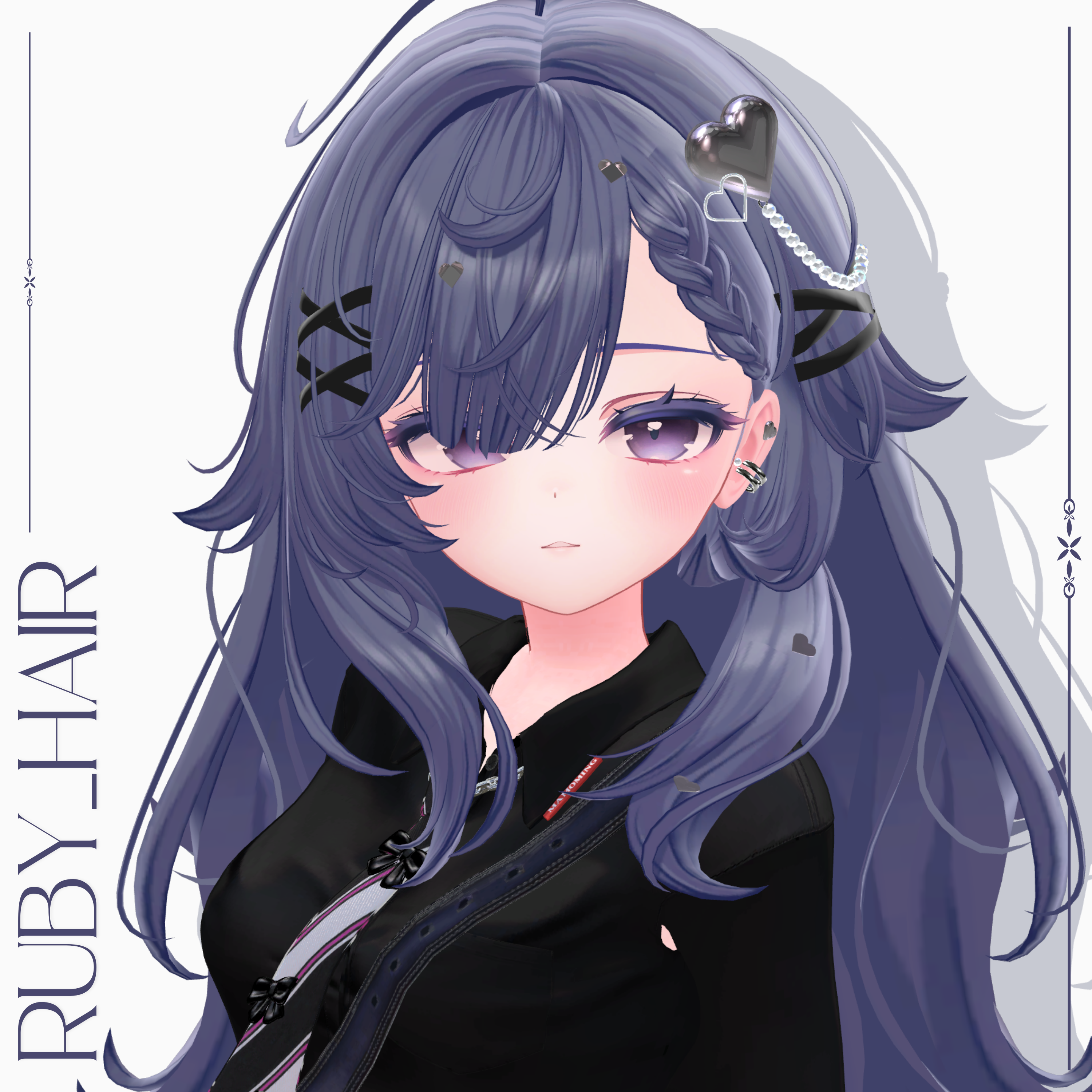 【VRC Hair】 Ruby_Hair - Kyee_N - BOOTH