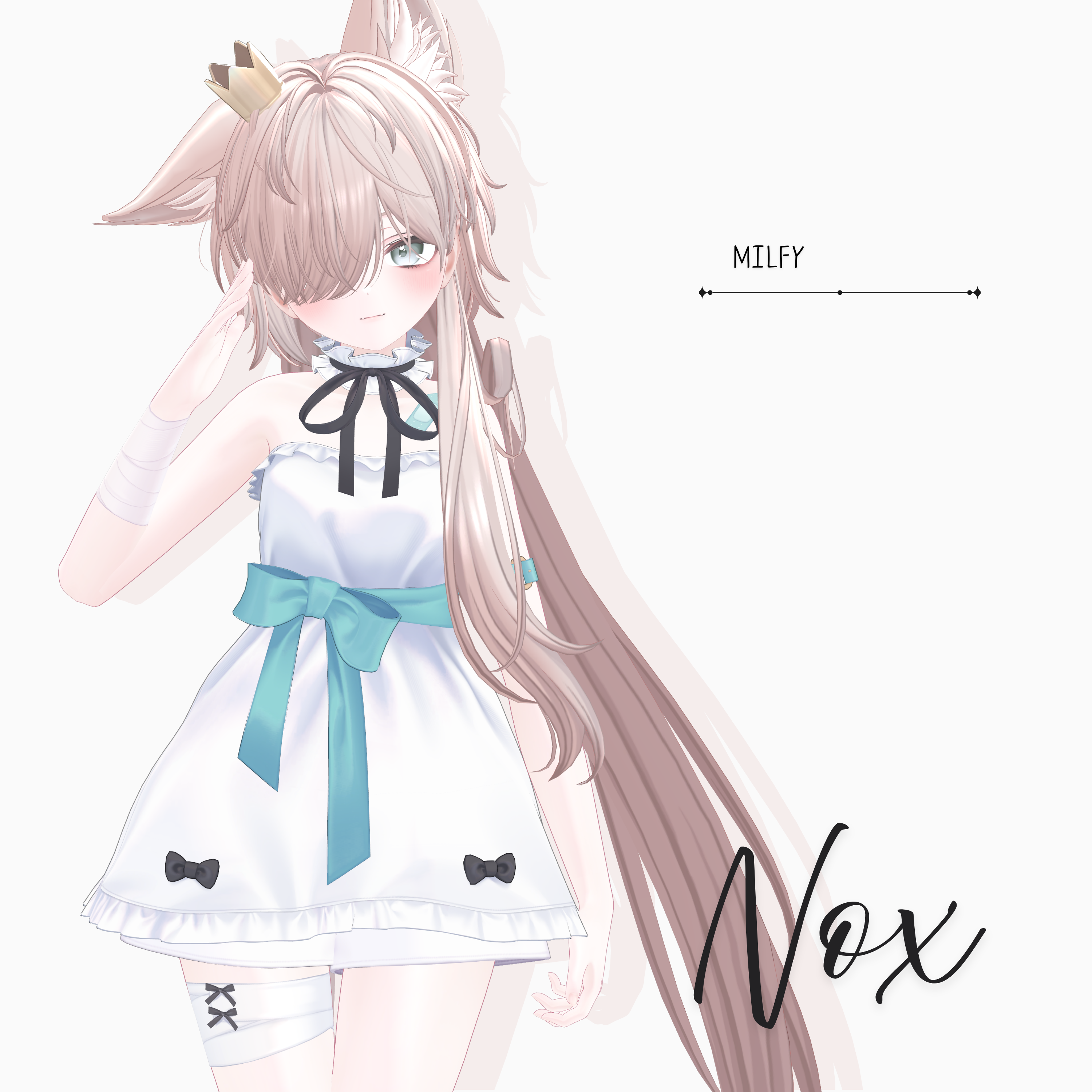 【VRC Hair】 Nox_Hair - Kyee_N - BOOTH
