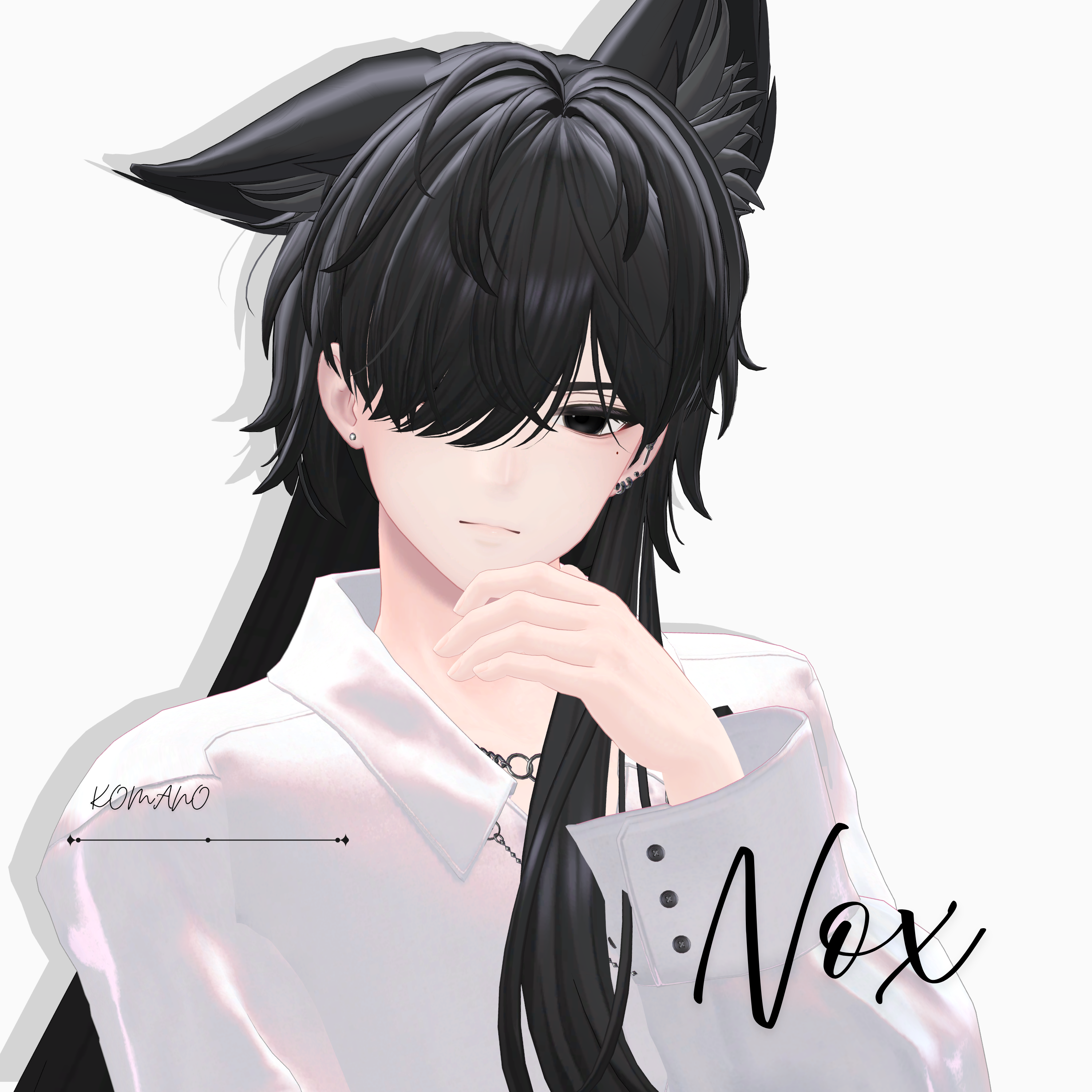 【VRC Hair】 Nox_Hair - Kyee_N - BOOTH