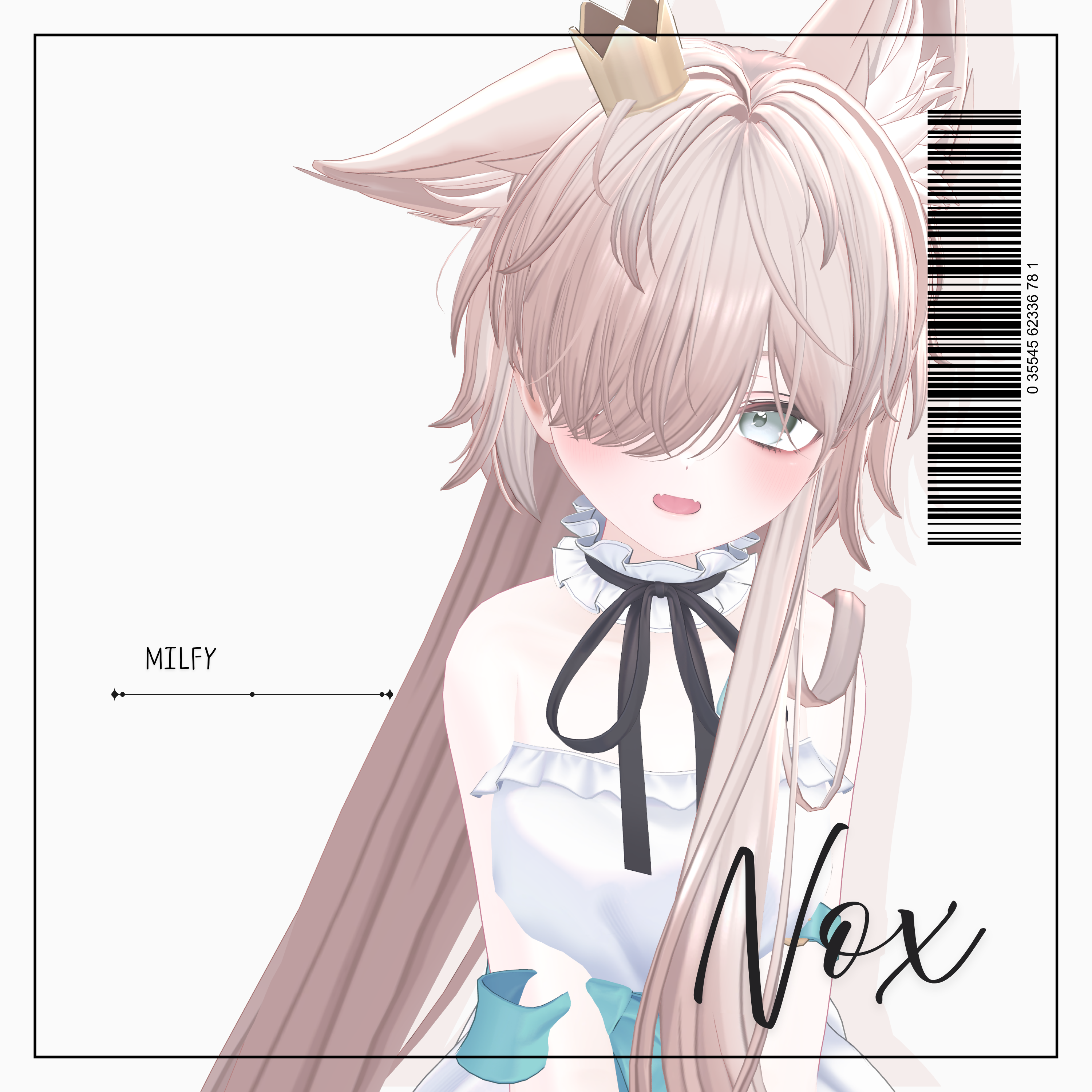 【VRC Hair】 Nox_Hair - Kyee_N - BOOTH