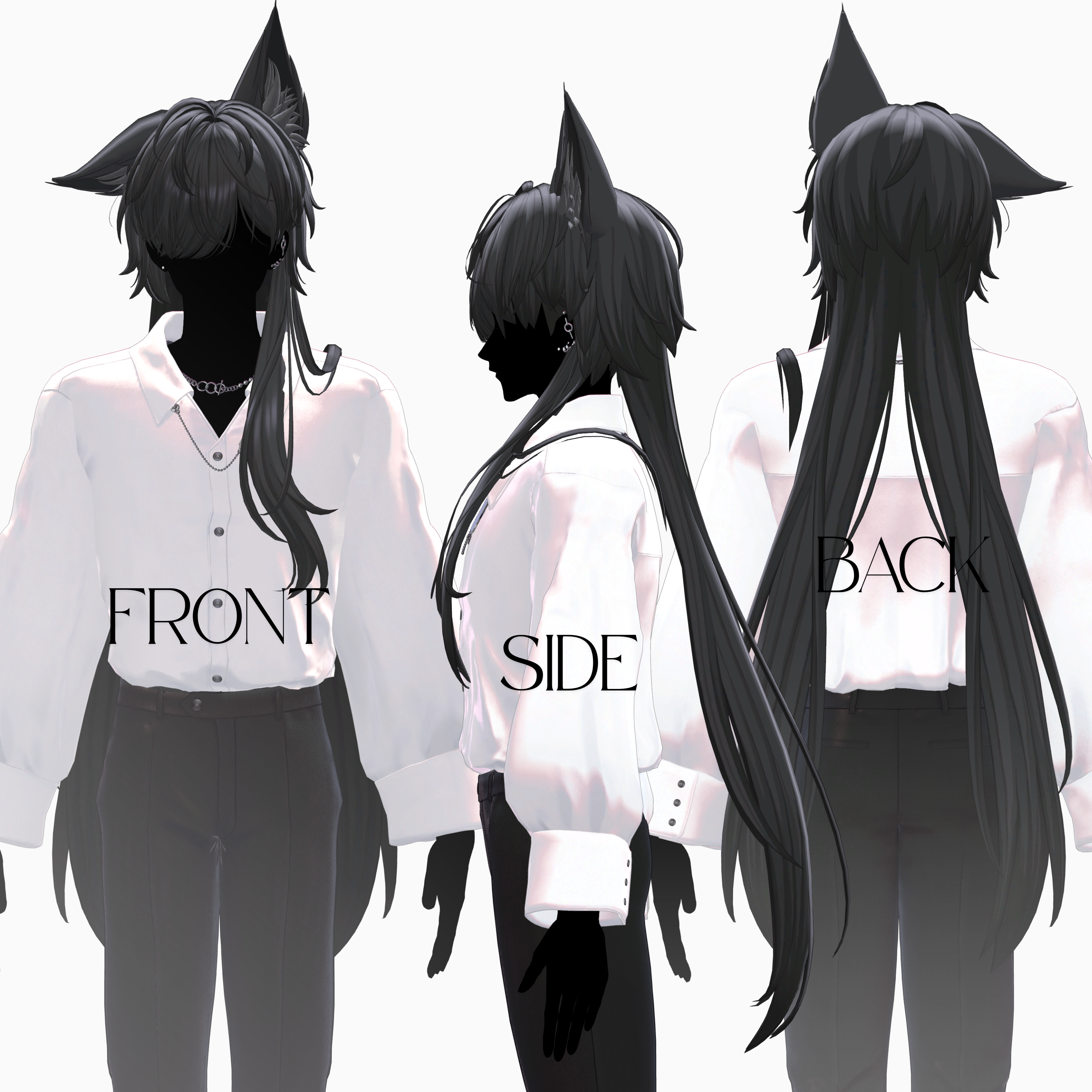 【VRC Hair】 Nox_Hair - Kyee_N - BOOTH