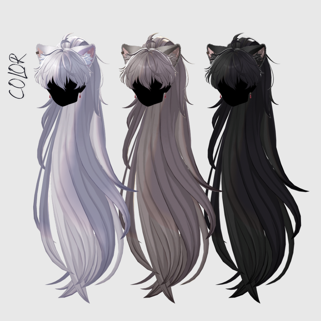 【VRC Hair】Kyron_Hair - Kyee_N - BOOTH