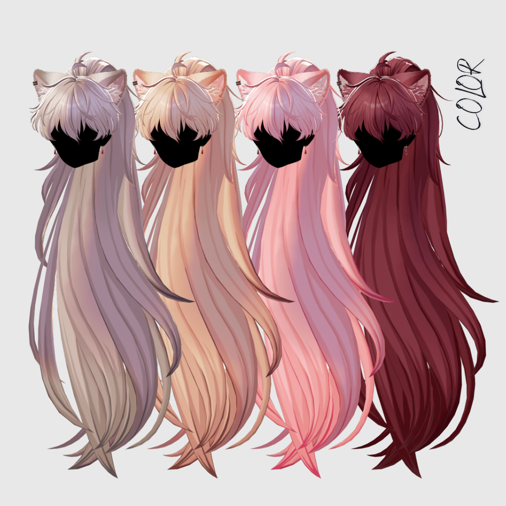 【VRC Hair】Kyron_Hair - Kyee_N - BOOTH