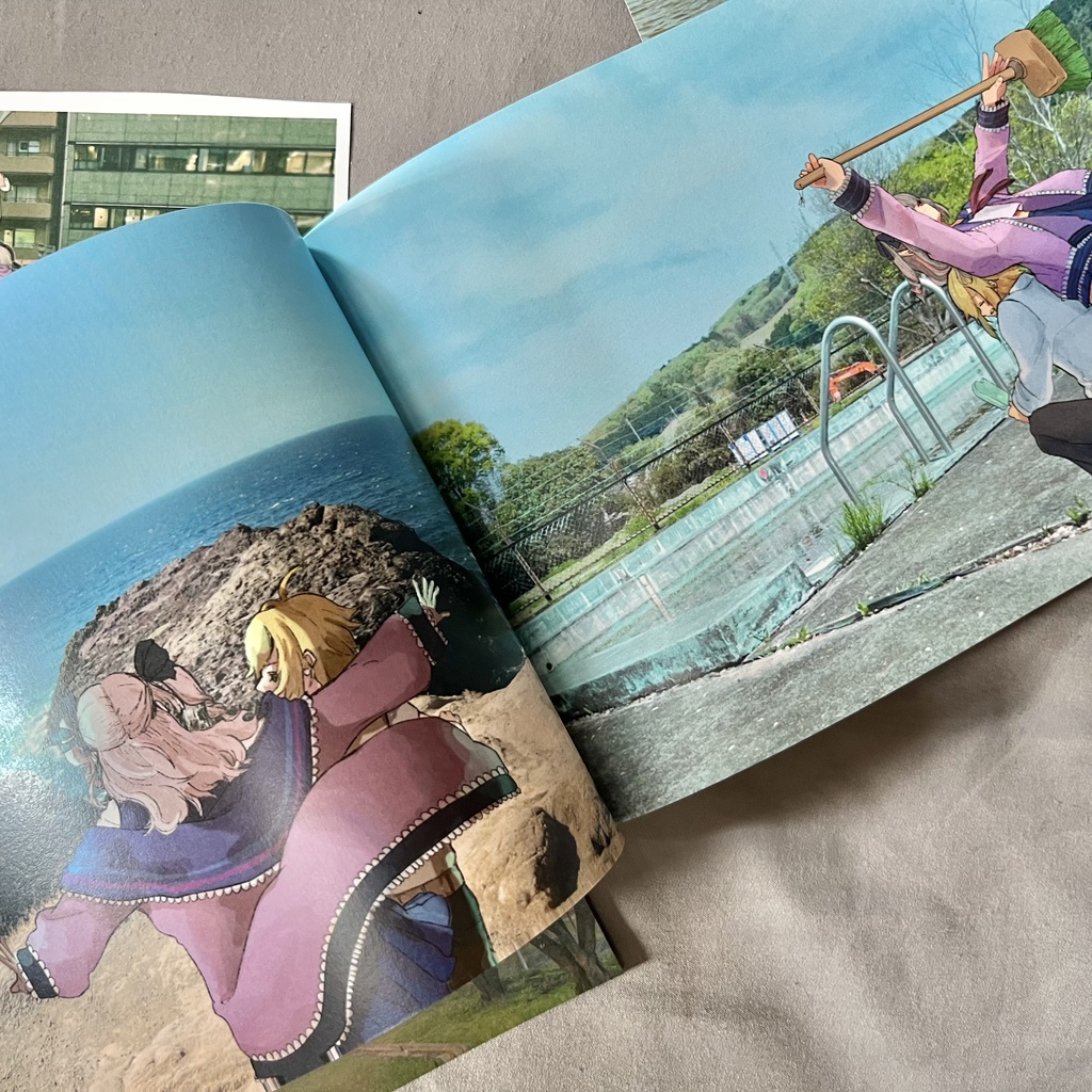 かげ踏み | orkuイラスト写真集 - onsentabeta - BOOTH