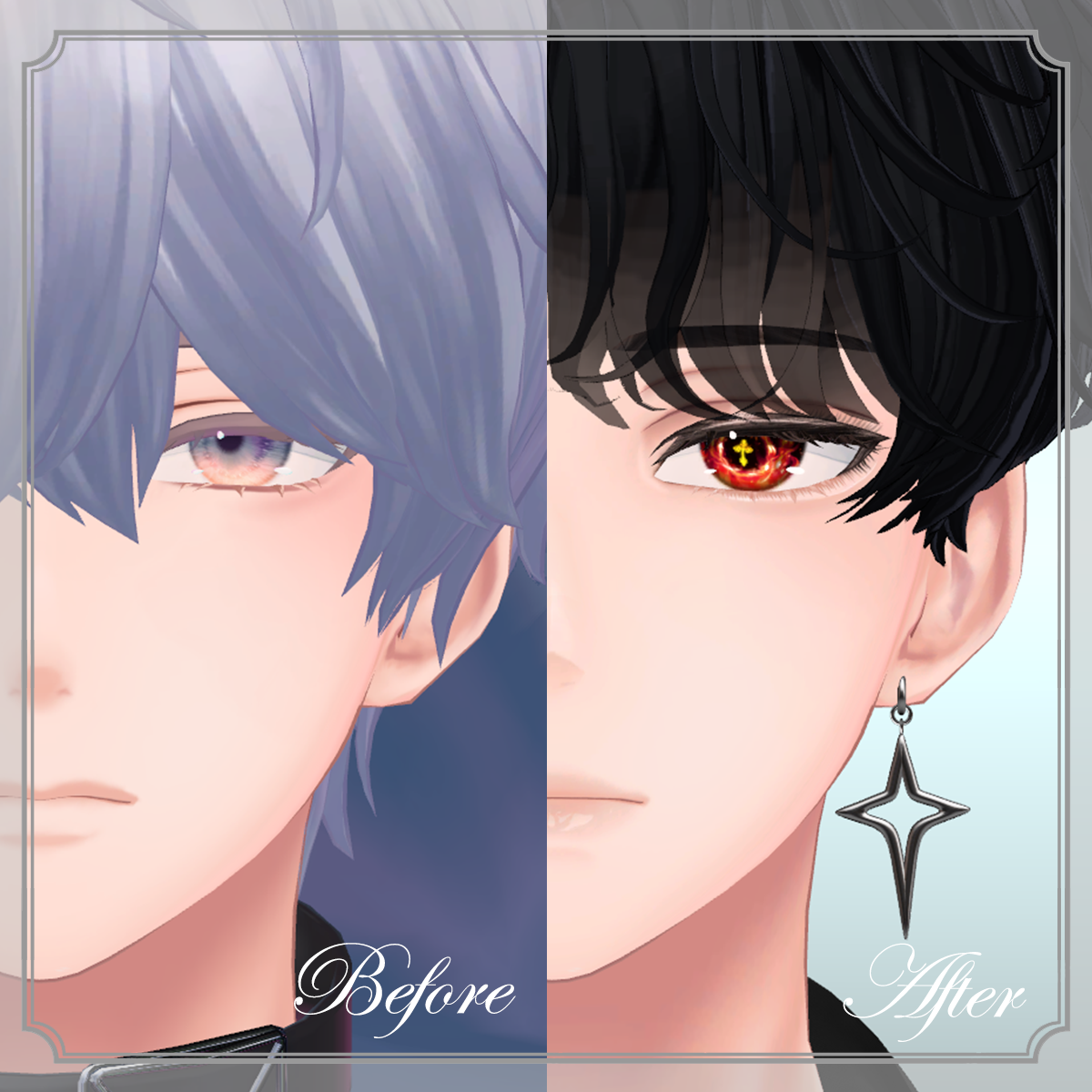 水瀬 Minase Flame eyes texture - tia-ra - BOOTH