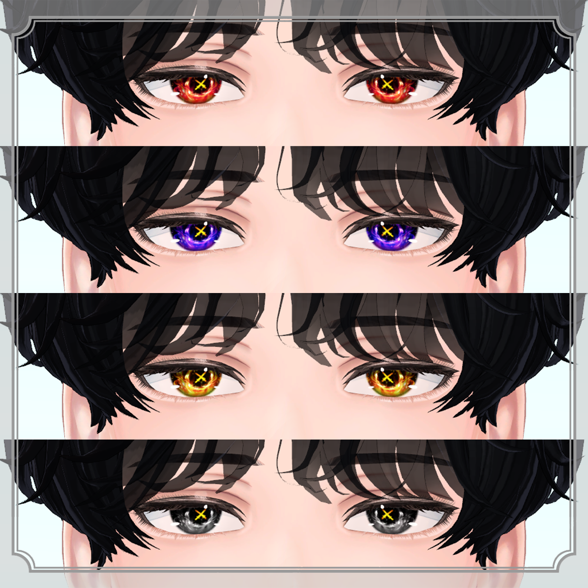水瀬 Minase Flame eyes texture - tia-ra - BOOTH