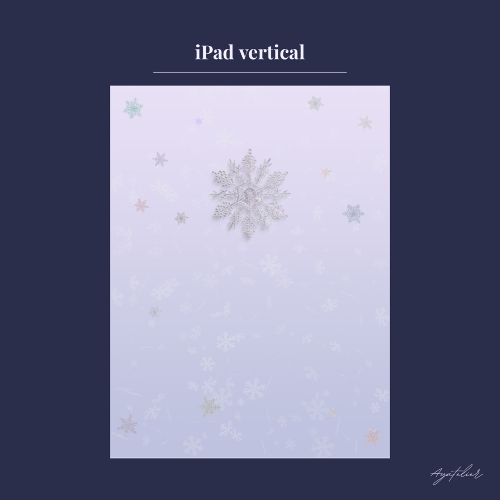 Snow Glow - December Free Wallpaper - Lavender Frost - Ayatelier - BOOTH
