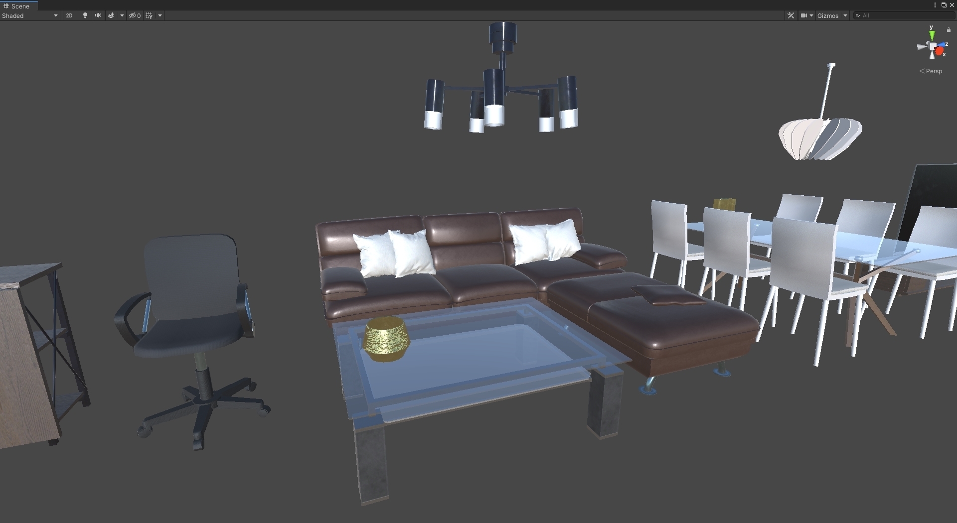 インテリアセット(Interior set)【VRChat想定】 - SPURGEAR - BOOTH