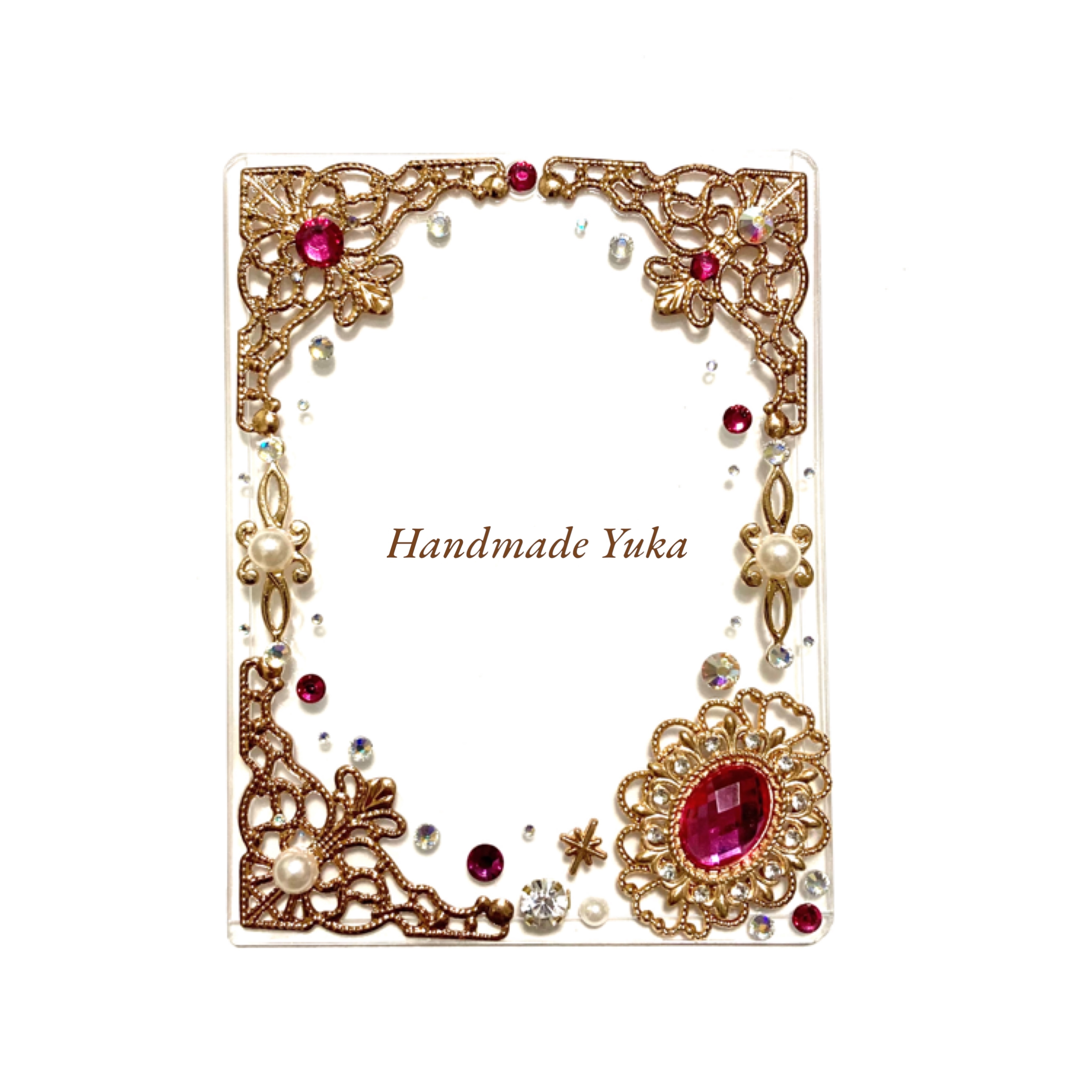 3.硬質ケース♡ピンクシャイニー - Handmade Yuka - BOOTH