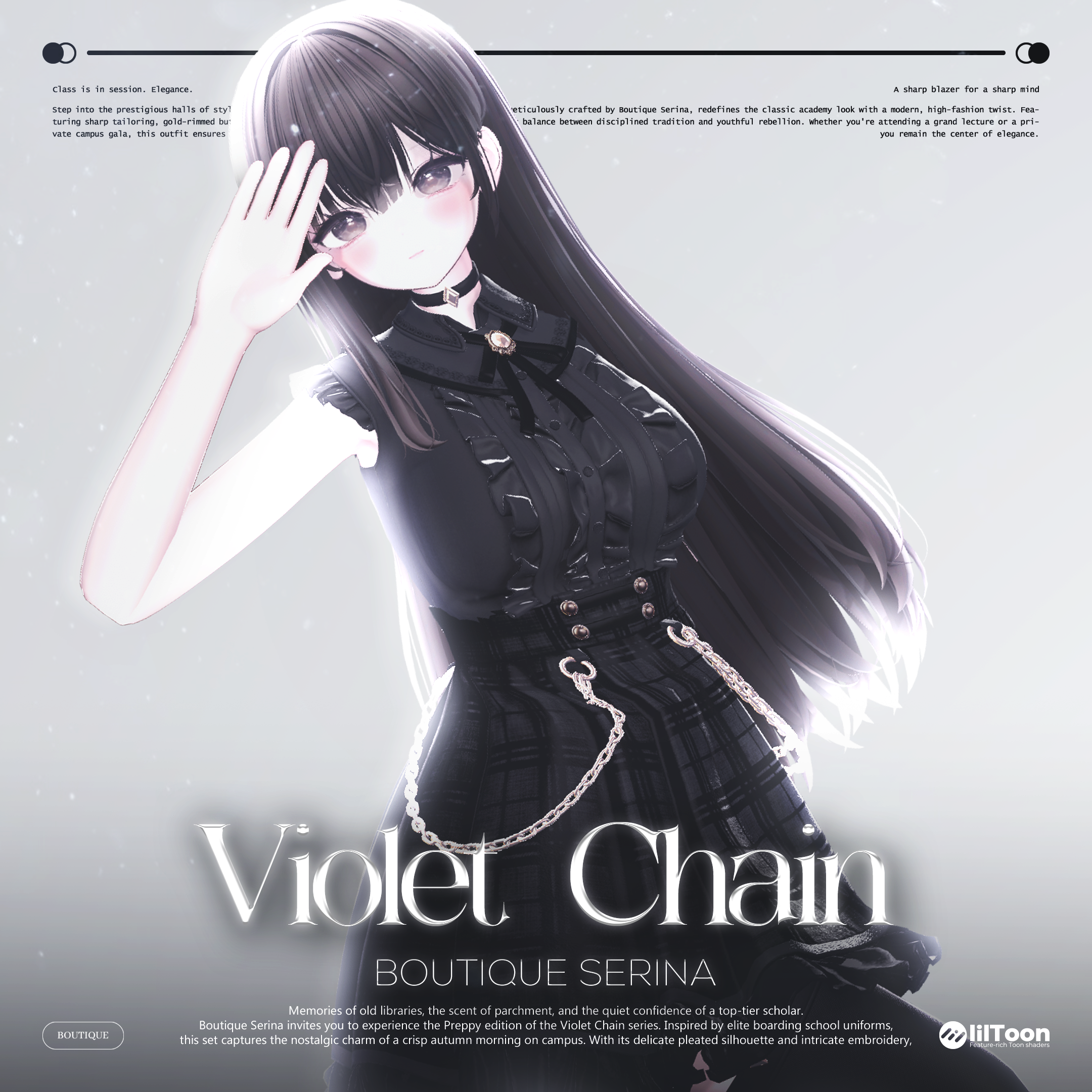 Violet Chain : Preppy【17アバター対応】 - BOUTIQUE SERINA - BOOTH