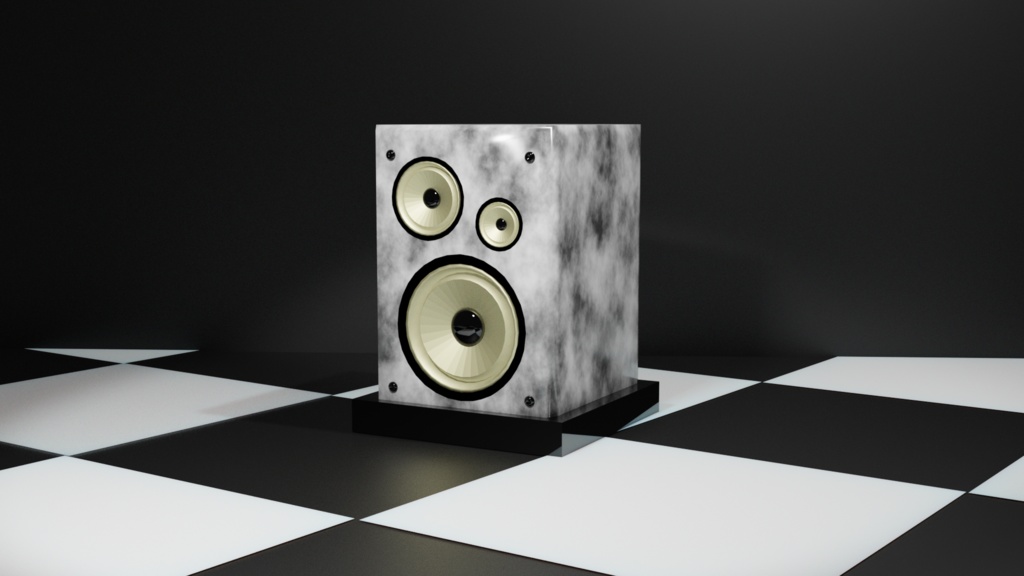 【3Dモデル】スピーカー - 3Dcat - BOOTH