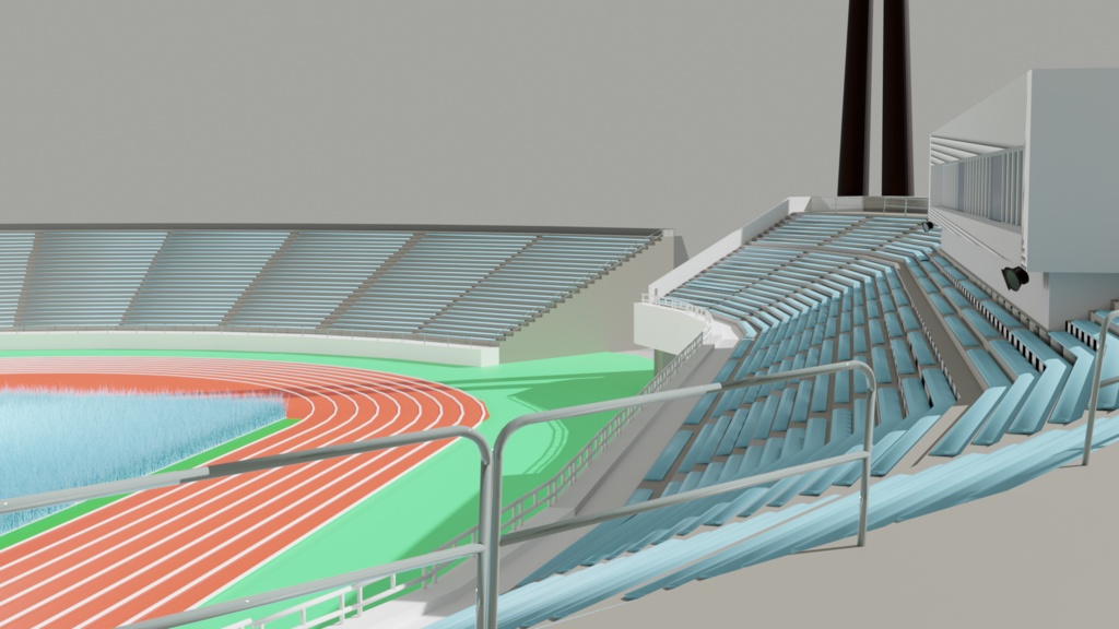 陸上競技場【3DCG】 - 3Dcat - BOOTH