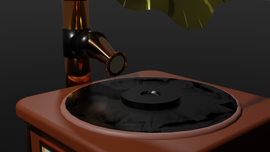 レコードプレイヤー【3DCG】 - 3Dcat - BOOTH