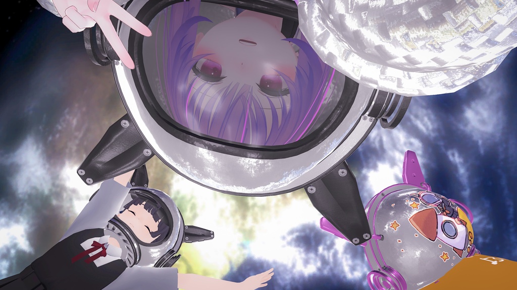 【VRChat】 *:゜♡CosmicRabbit+LightMoon♡:*【現在：6アバター対応】 - t-shop - BOOTH