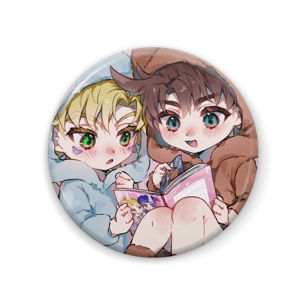 しょたもこもこはもせ缶バッジ - rukaruka_j.shop - BOOTH