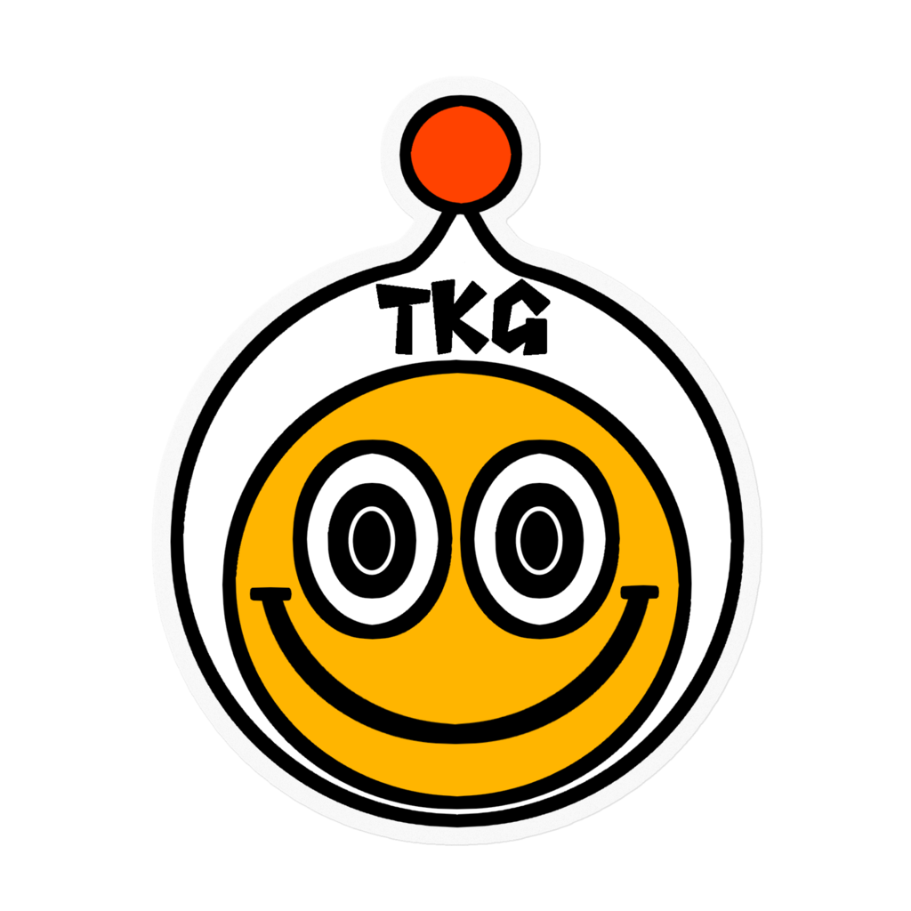 TKG×MANA TKG クリアステッカー 10×10cm - MANA's - BOOTH