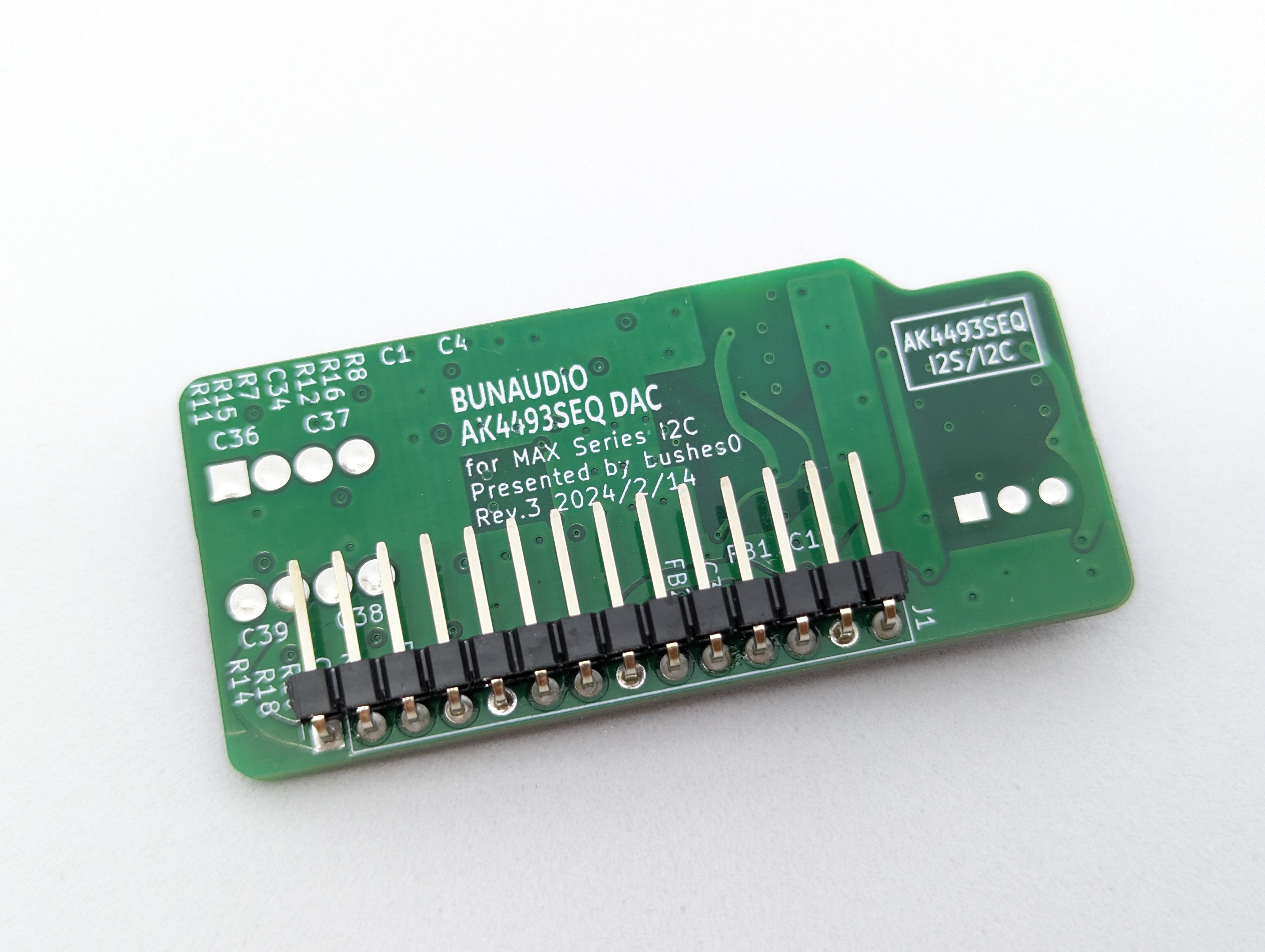 AK4493SEQ MAX DAC BOARD Rev.3（青レジスト） - Bunaudio Presented by ブナシメジ - BOOTH