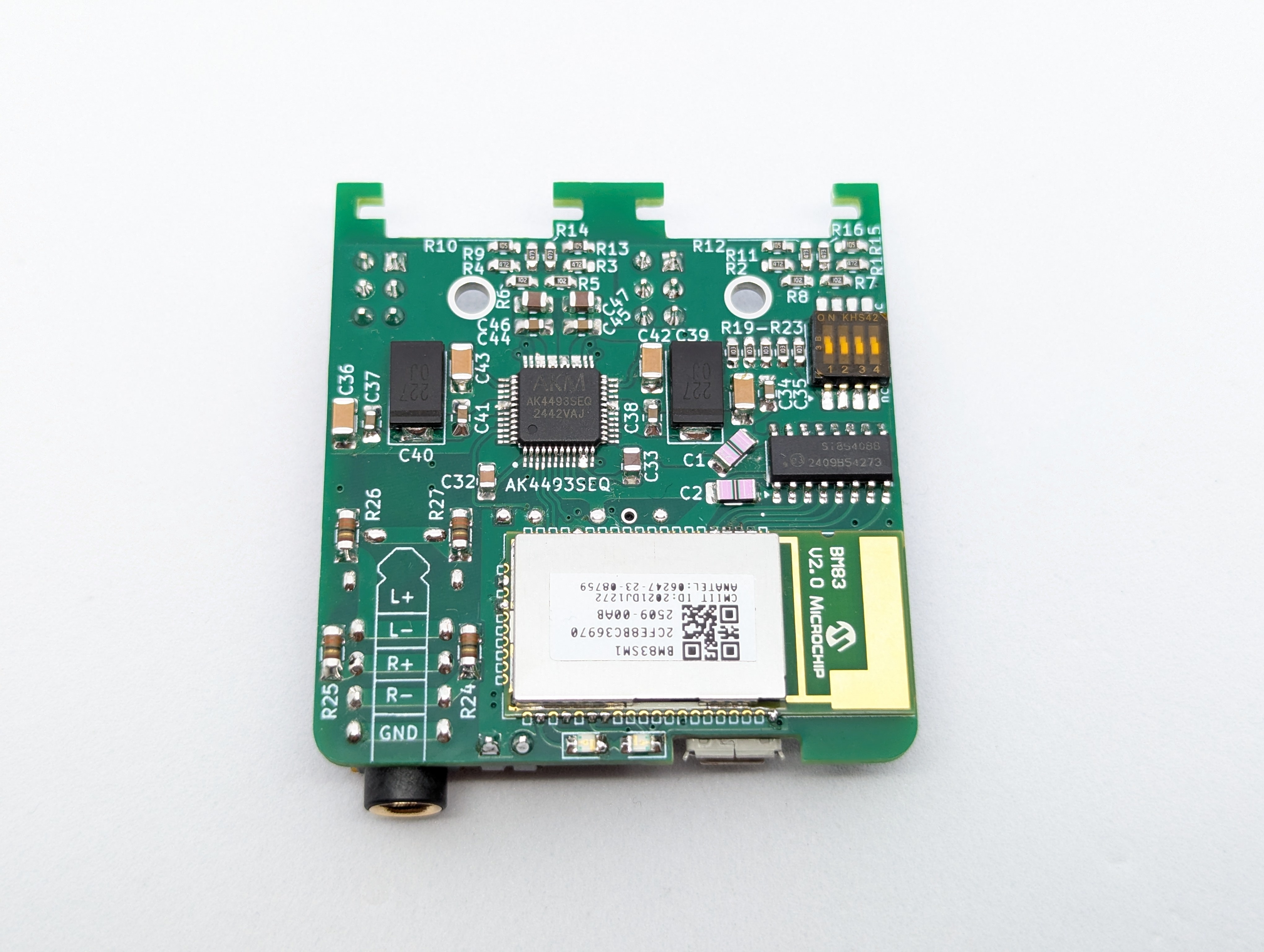 MONYACA9 AK4493SEQ BT Rev.3（緑レジスト） - Bunaudio Presented by ブナシメジ - BOOTH