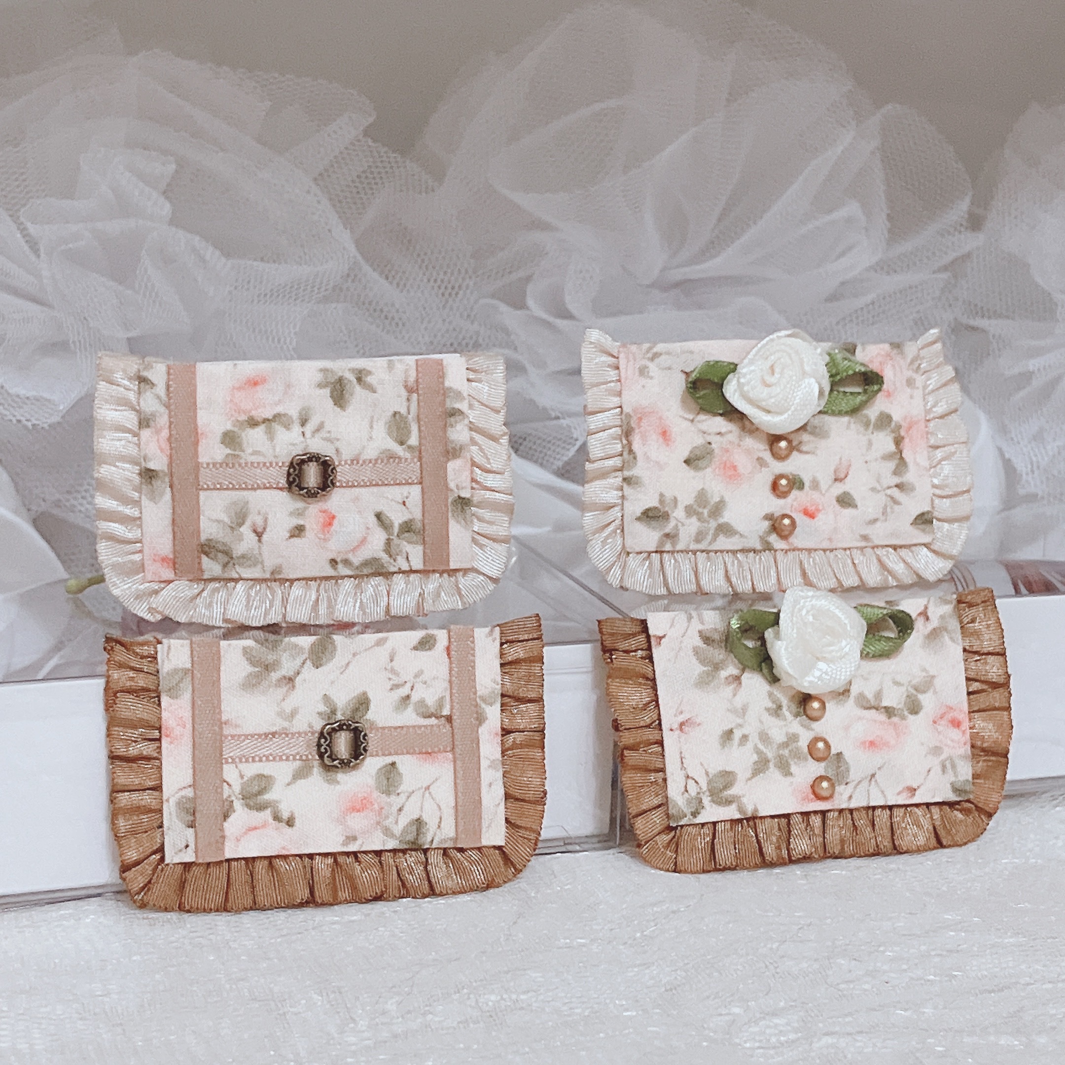 【新色追加🌟】【スタイ】Rose Garden Square Bib - たゆたう/tayutime - BOOTH