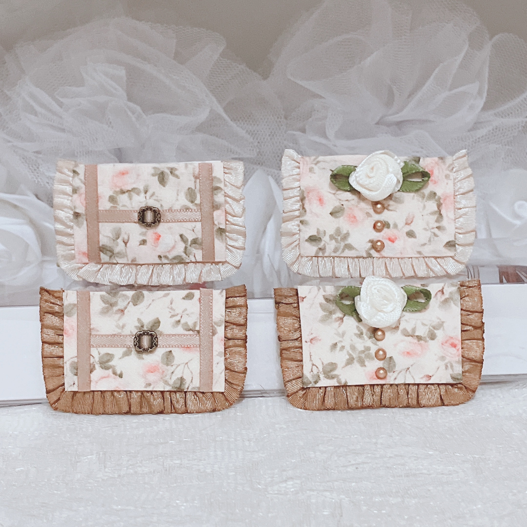 【新色追加🌟】【スタイ】Rose Garden Square Bib - たゆたう/tayutime - BOOTH