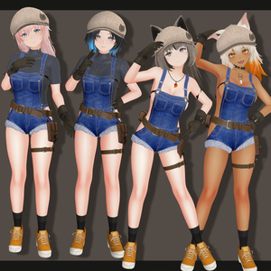 VRChat向け3Dモデル「シャーレン」 - Eastern Wind - BOOTH