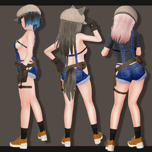 VRChat向け3Dモデル「シャーレン」 - Eastern Wind - BOOTH