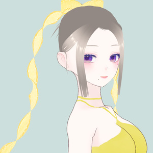 [vRoid] Lovely an Antenna half-up Hairstyle with CandyPin - alphaggoong ...