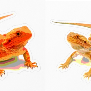 フトアゴステッカーvol.1 〜すざく〜小 - futoago_ebisu - BOOTH