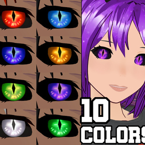 VRoid Crystal Eye texture FREE - vroidaq - BOOTH