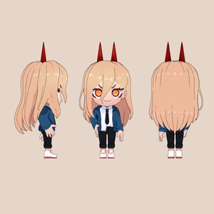 [VRChat] Chii - Chobits Chibi 3D Model - birdchii - BOOTH