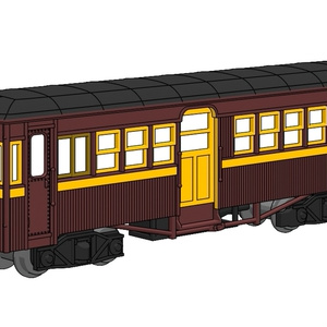 HOナロー 1/87 9mmゲージ 静岡鉄道DB608形(鉄道模型キット) - コメットモケイ - BOOTH