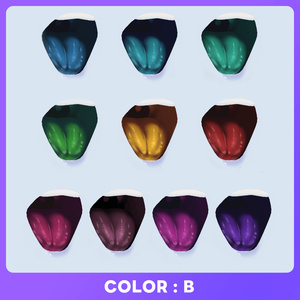 #VRoid 4色+カラチェン+平胸】フェティッシュな肌テクスチャ Fetish and Detailed skin textures - F ...