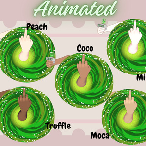 Animated Vtuber Asset hands - wave| vtuber hand asset | vtuber asset ...