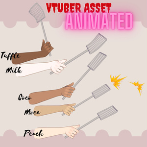 Rigged vtuber hands asset |Animated- Vtuber hands (vol1)| Twitch Asset ...