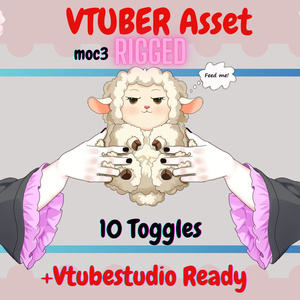 Rigged vtuber hands asset |Animated- Vtuber hands (vol1)| Twitch Asset ...