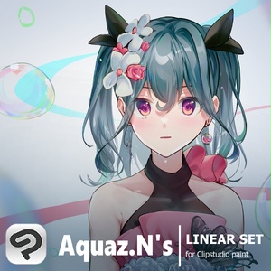 Aquaz.N's Brush set for Clipstudio paint [Coloring Pack] - aquazn - BOOTH