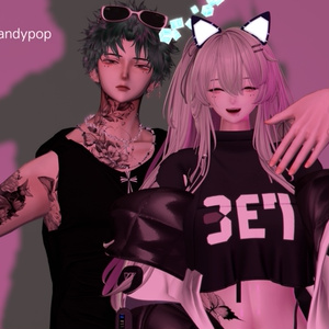 【vrchat用】37アバター対応 ♥NOX Nail♥ MA対応】 - にょっひーショップ！ - BOOTH