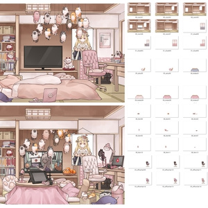 【フリー素材】配信枠オーバーレイ 原神ver - DESIGN SIRO - BOOTH