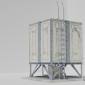 radio tower/電波塔/3DCGモデル/blender - NOVA>NULL - BOOTH