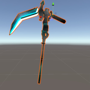 Cyber Scythe(サイバー鎌) *3D* - Redbutterfl - BOOTH