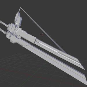 Cyber Scythe(サイバー鎌) *3D* - Redbutterfl - BOOTH