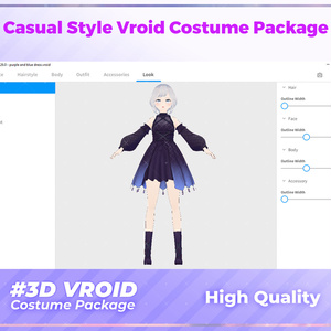 3D VRoid Outfit Pack Fantasy & Enchanted Warrior Costumes for VRoid ...